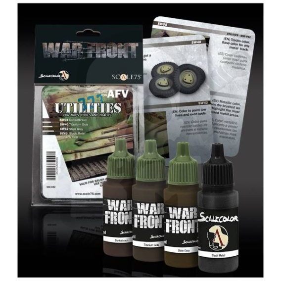 Battle-Models > Scale 75: Colors for AFV - Utilities Paint Set - zestaw ...